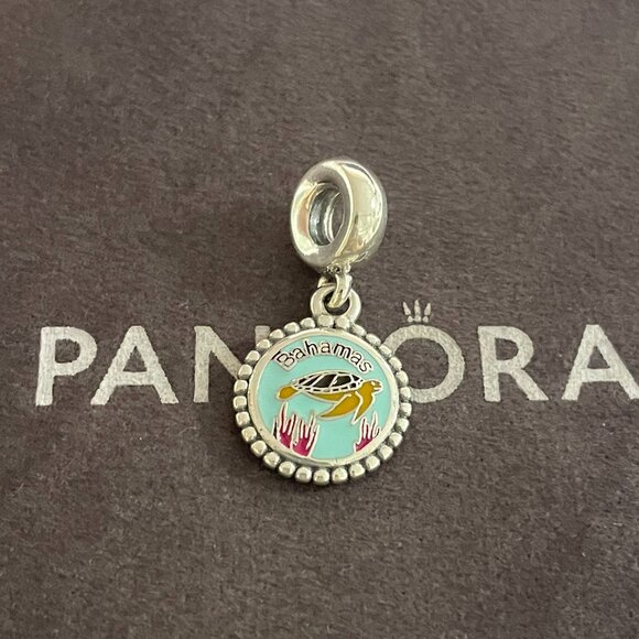 Pandora | Jewelry | Pandora Bahamas Exclusive Dangle Charm Pendant ...